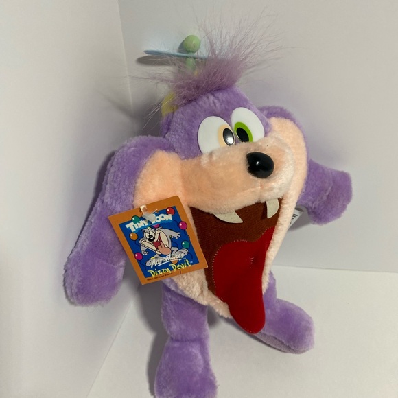 Toys | Vintage 199 Tiny Toons Dizzy Devil 10 Plush Tazmanian Devil Baby ...